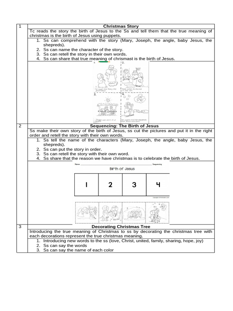 Christmas KG | PDF