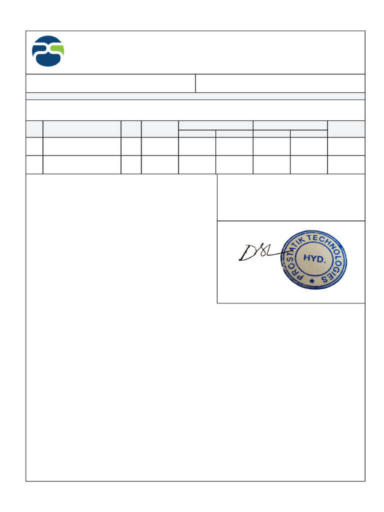 Invoice for Illuminated Magnifier Lamps | PDF