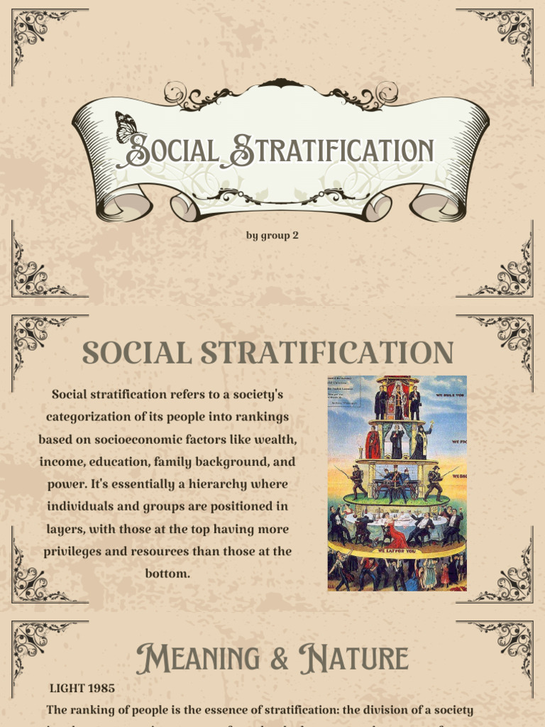 Ucsp G 2 Social Stratification | PDF | Social Mobility | Social ...