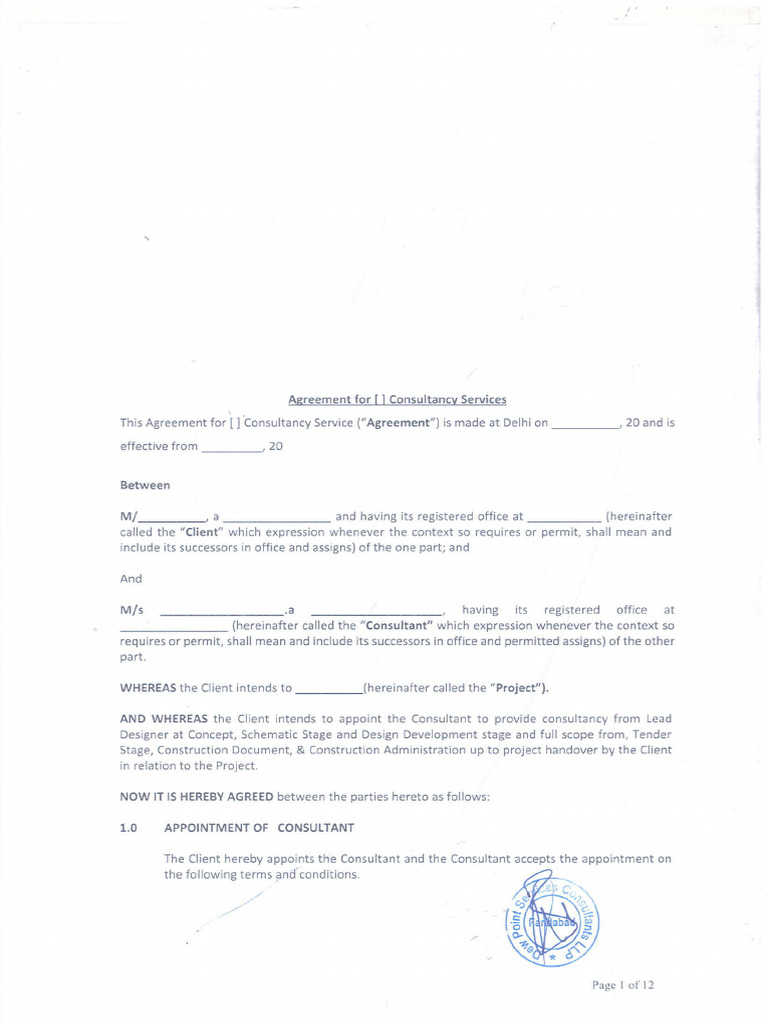 04_Annexure_-_IV-_Standard_Agreement_Template___Condition_of_Agreement.docx | PDF