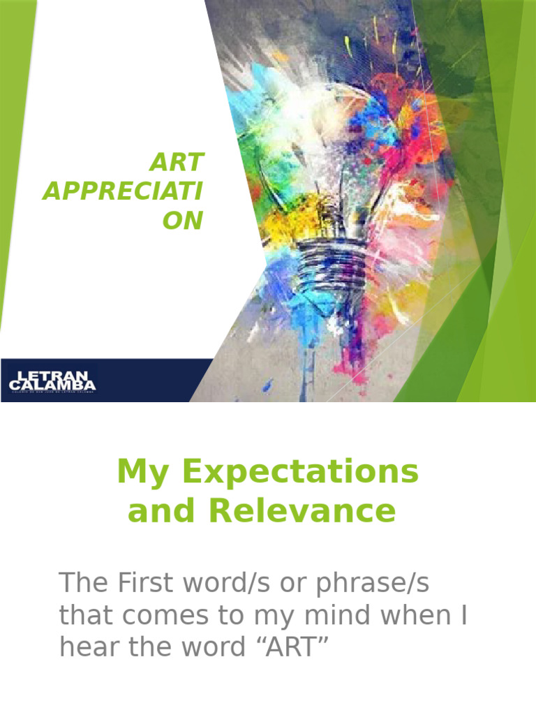 Understanding Art Appreciation Concepts | PDF | Experience | Beauty