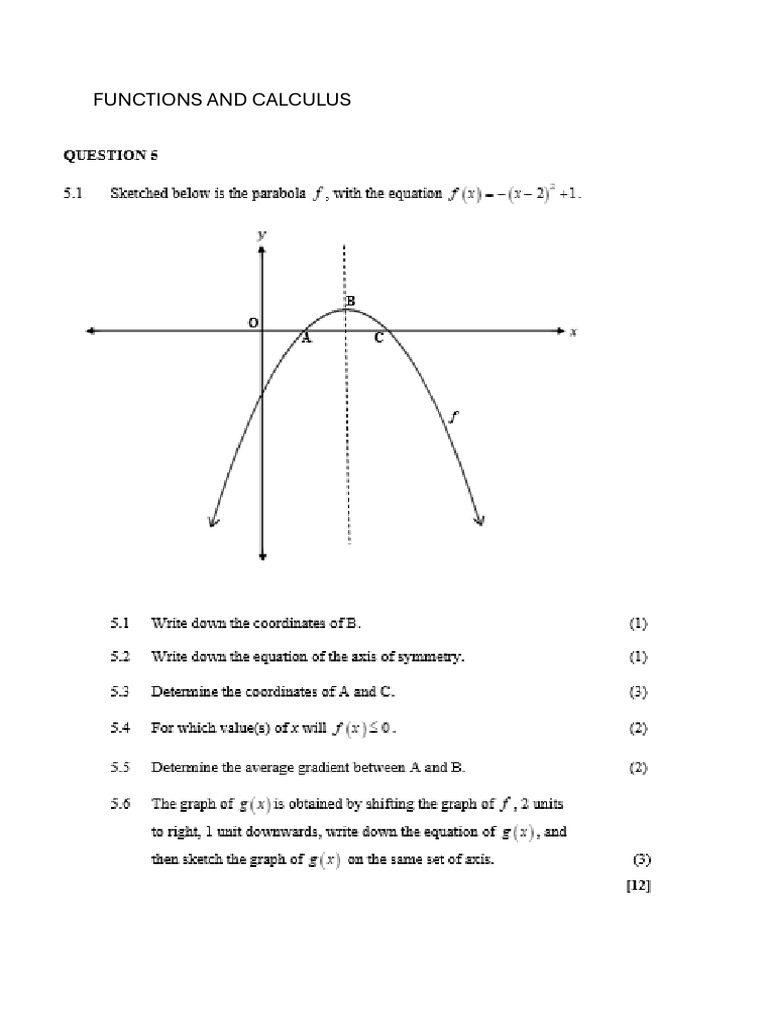 Functions and Calculus | PDF