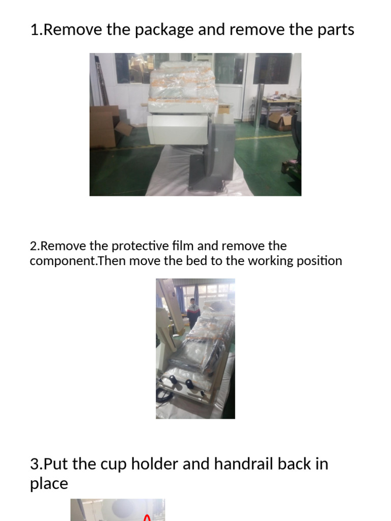 DF-625H (Install Components in The Bed | PDF