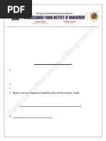 MBA 4th Semester Project Report Guide | PDF | Business | Art