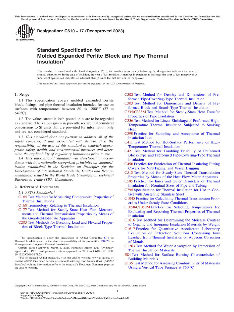 Astm C610-17-2023 | PDF