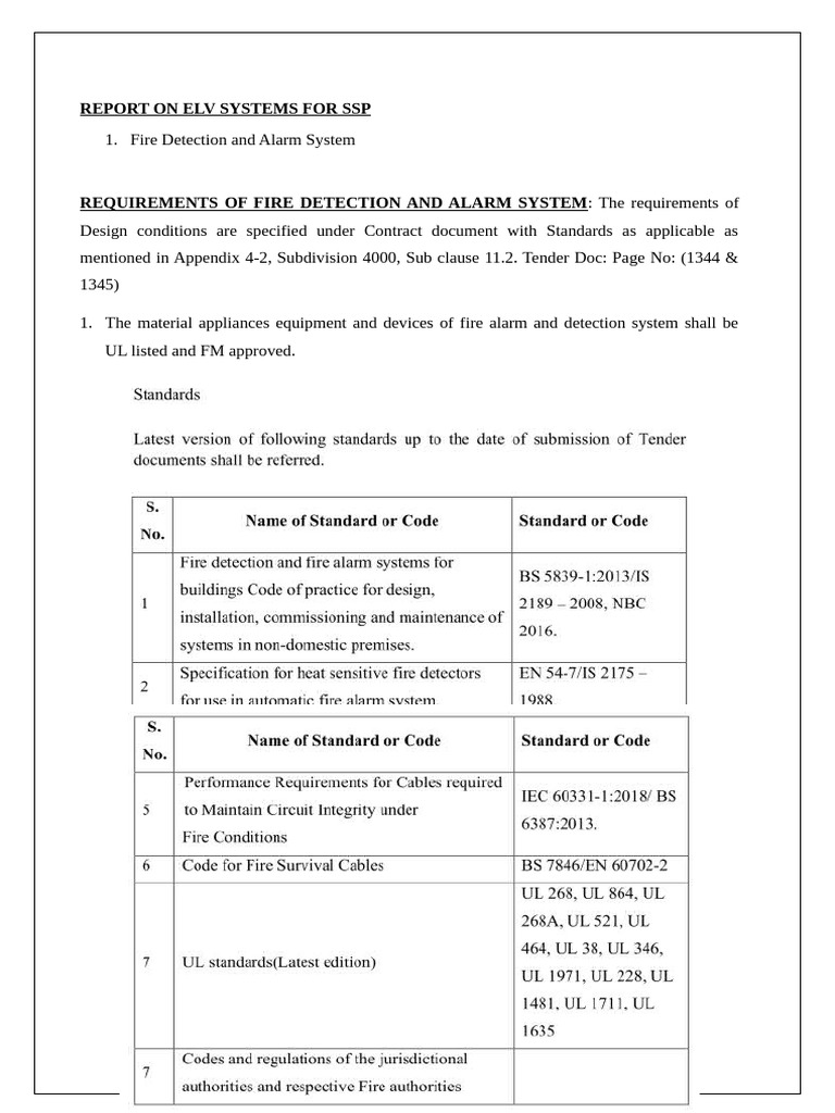 Report On Elv Systems For Scada | PDF