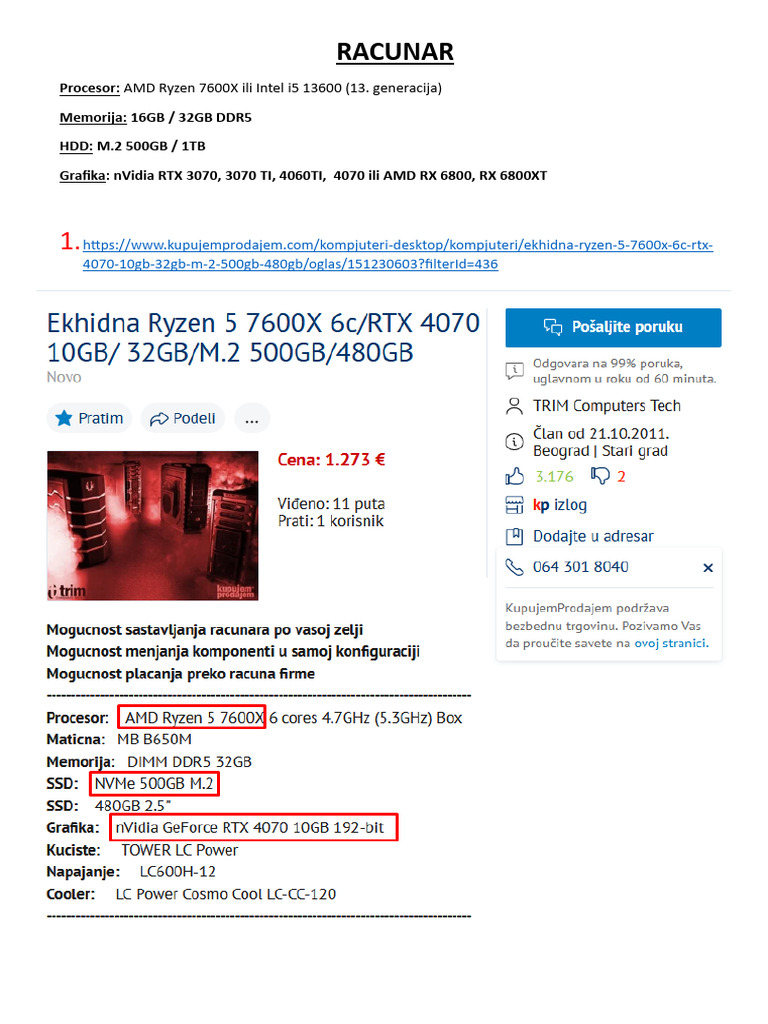 RACUNAR | PDF