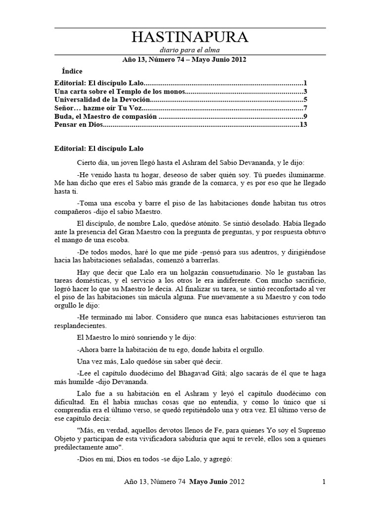 Diario 074 | PDF | Mahayana | Vajrayana
