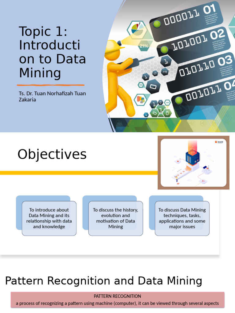Topic 1a - Introduction To Data Mining | PDF | Data | Pattern Recognition