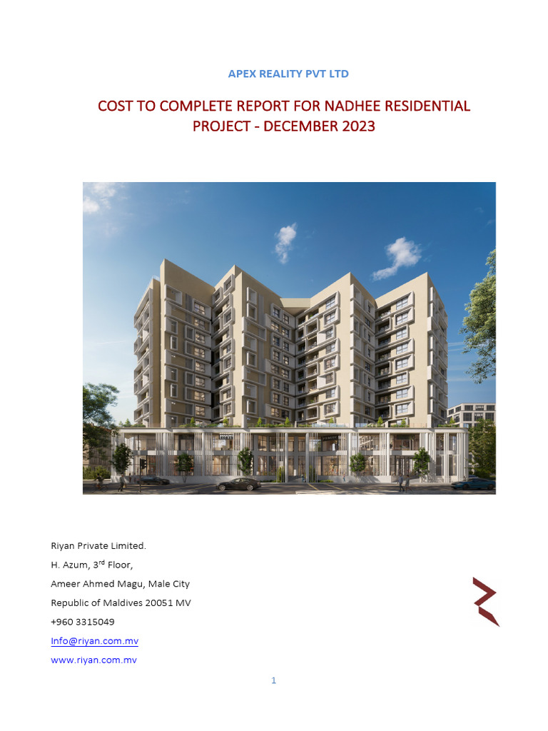 CTC Report Nadhee December 2023 | PDF | Expense | Cost