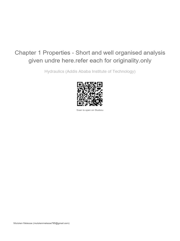 Chapter 1 Fluid properties New | PDF | Liquids | Viscosity