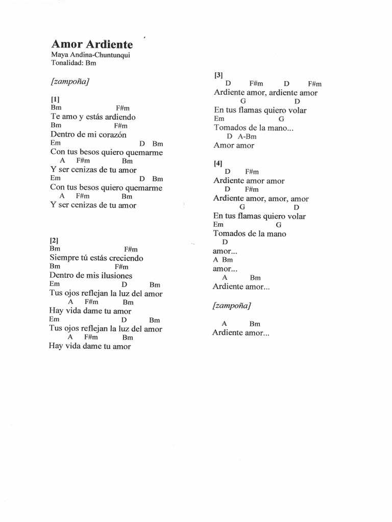 01 Amor Ardiente Maya Andina Chuntunqui | PDF