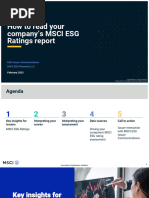 MSCI ESG Ratings Methodology | PDF