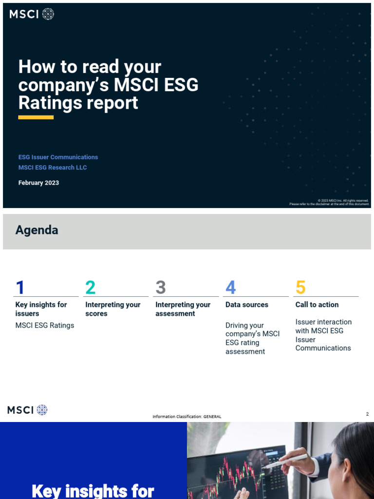 How To Read Your ESG Rating Report - 2022 | PDF | Risk | Msci