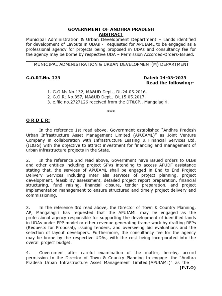 APUIAML Engagement for UDA Projects | PDF | Economies