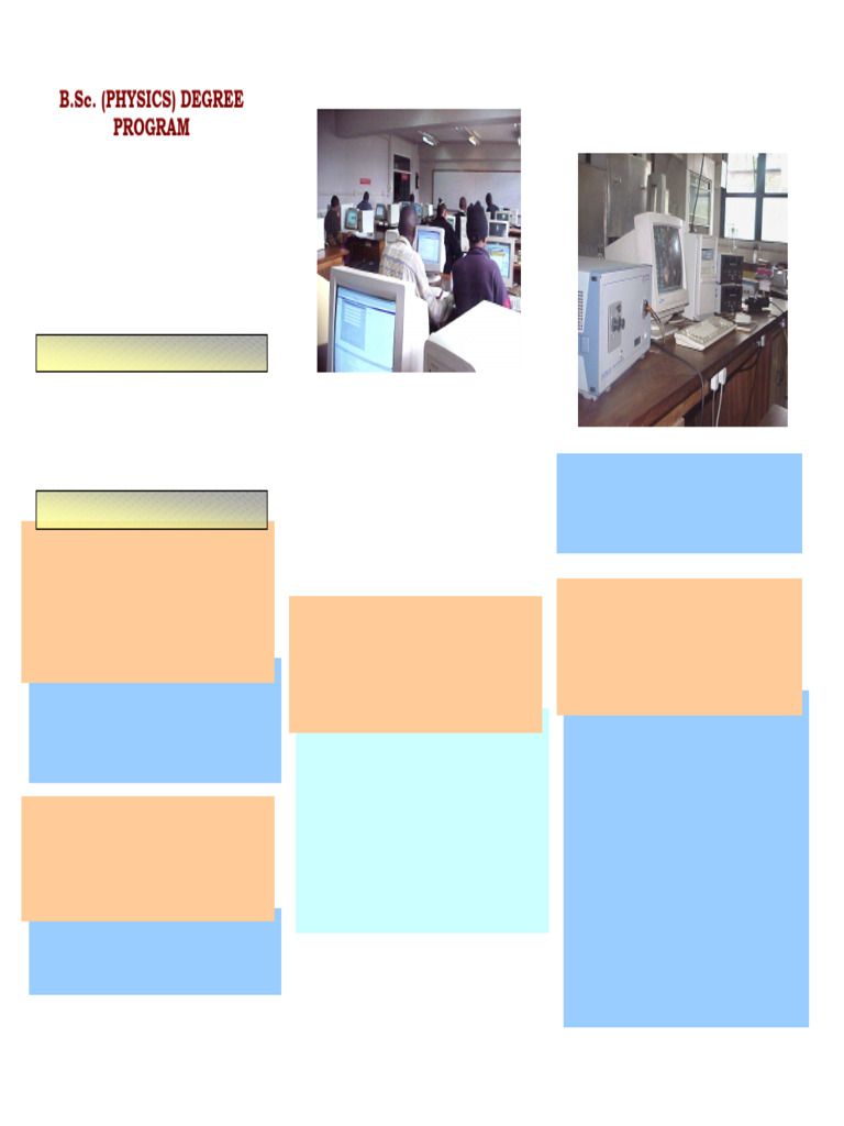 BSC (Physics) Brochure | PDF | Physics | Solid State Physics