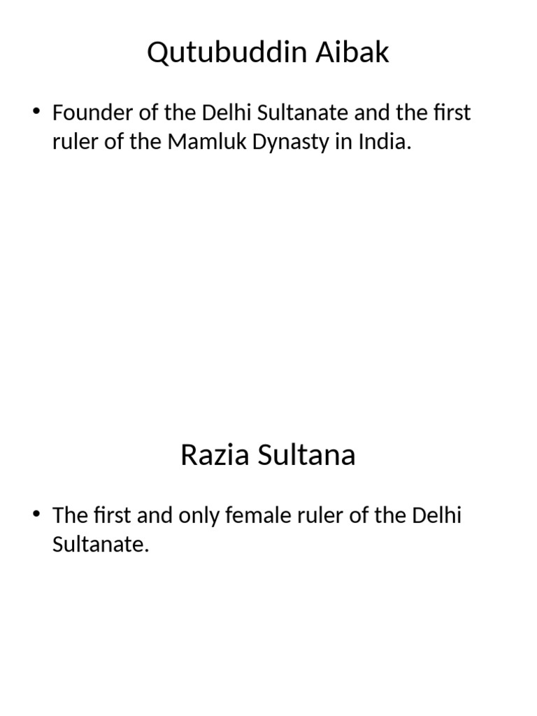 Razia Sultana: A Pioneering Ruler | PDF | Mughal Empire | Caliphate