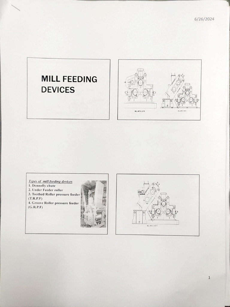 MILL SETTINGS formula | PDF