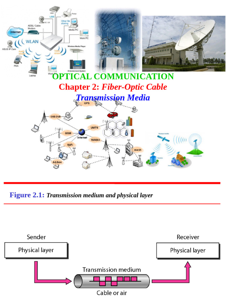 Chapter 2 Fiber-Optic Cable | PDF | Optical Fiber | Transmission Medium