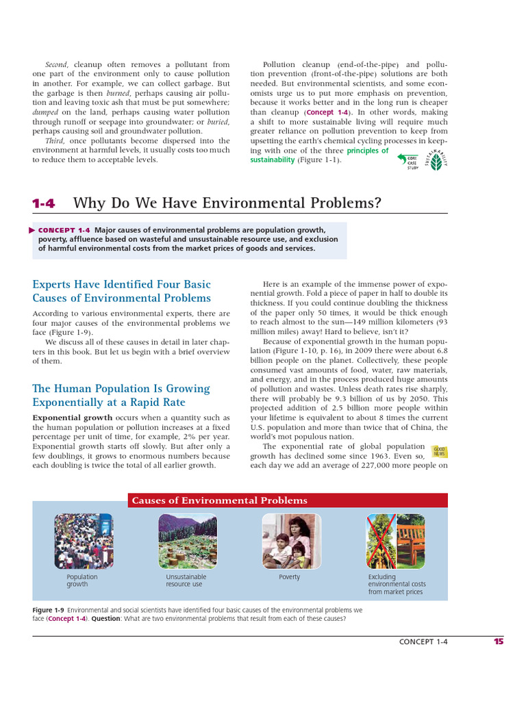 Why Do We Have Environmental Problem | PDF | Sustainability | Pollution