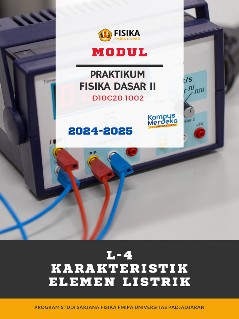 L-4 Karakteristik Elemen Listrik | PDF