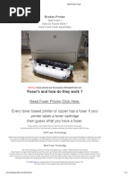 12 - Fuser Belt Fault Code 99-339 | PDF