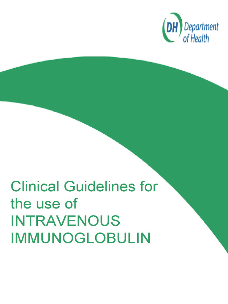 Ivig National Guideline | PDF | Immunoglobulin G | Immunodeficiency