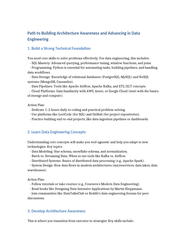 Path To Architecture Awareness | PDF | Data | Computing