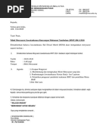 Contoh Memo Jemputan Mesyuarat 2022 | PDF