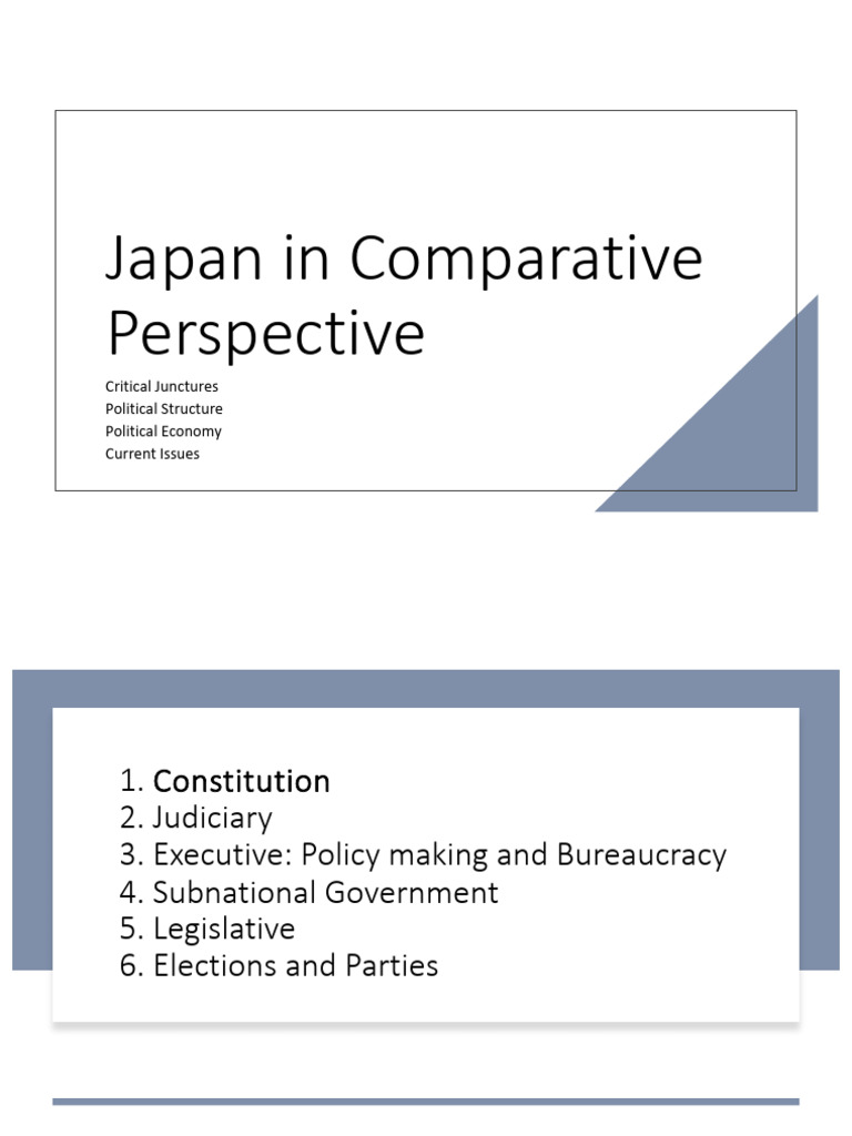 Case 5 - Japan - Political Structures 2 | PDF | Democracy | Political ...