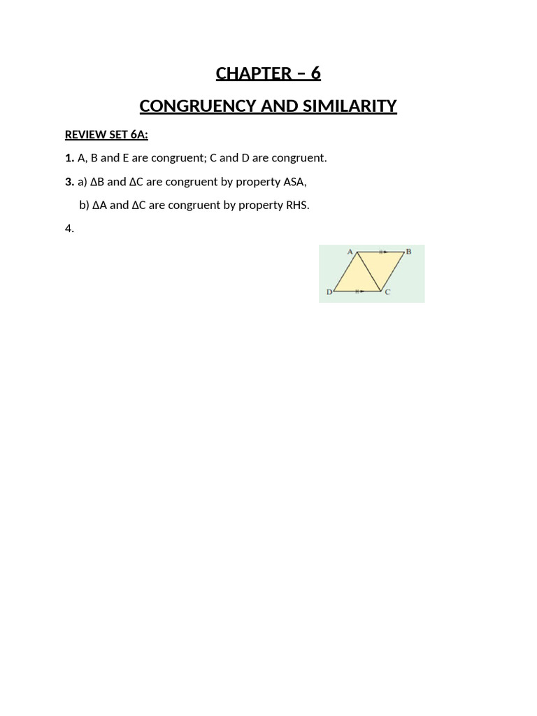 congruency and similarity | PDF