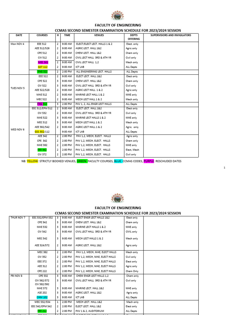 2nd_Sem2023_2024_FOE CCMAS | PDF | Engineering