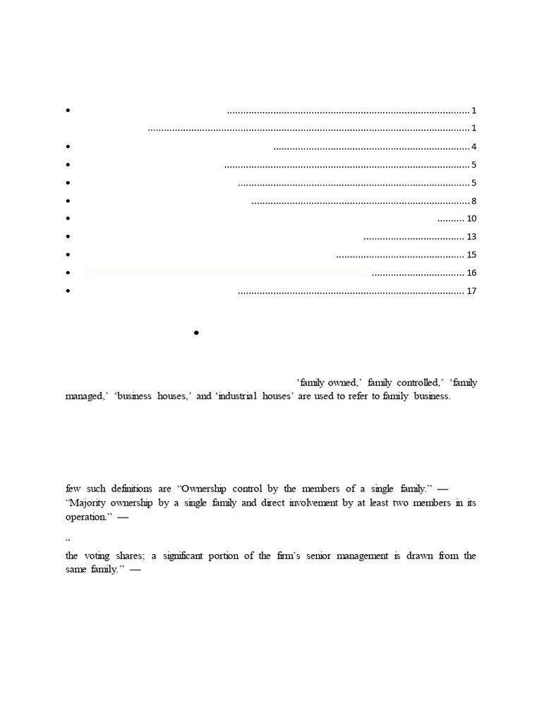 Unit - 3 Family Business Sy Bba Ed | PDF | Business