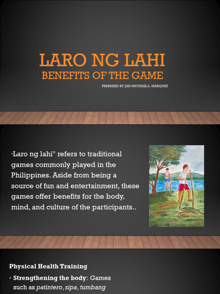 Laro 20ng 20lahi 20ONLINE 20CLASS | PDF