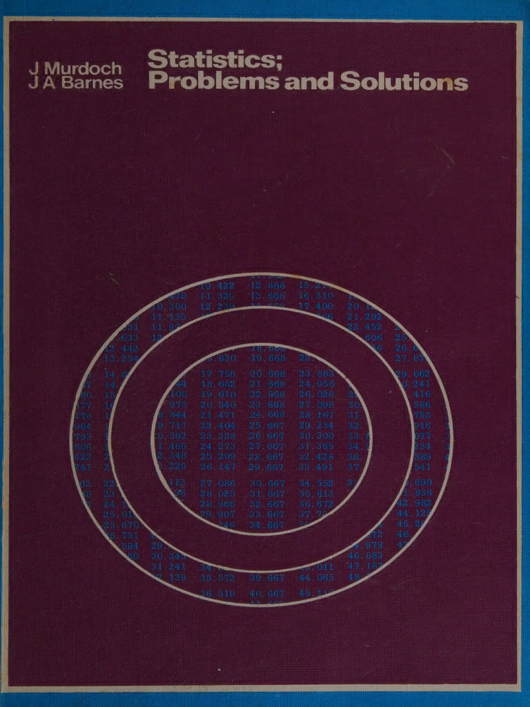 Statistics Problems and Solutions Guide | PDF | Variance | Regression ...