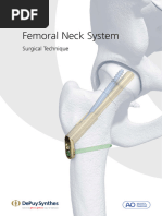 Femoral Neck System Synthes | PDF | Magnetic Resonance Imaging | Screw