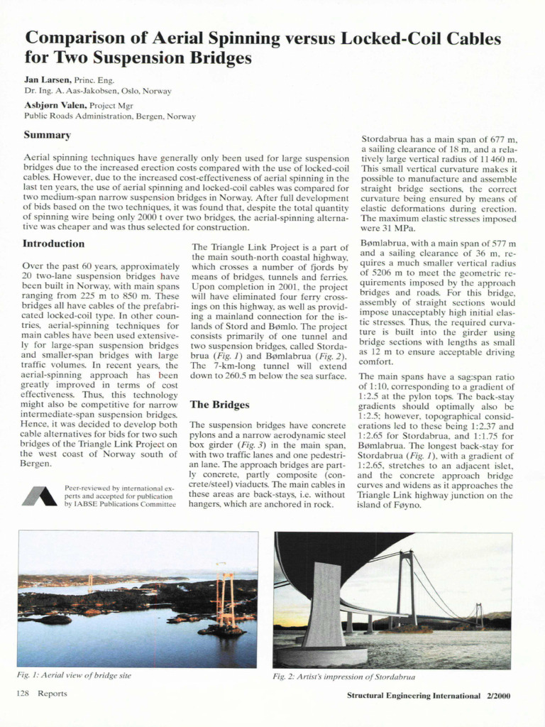 Comparison of Aerial Spinning Versus Locked-Coil Cables For Two ...