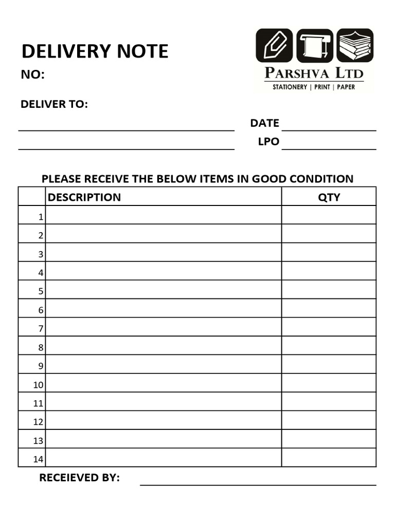 Delivery Book Design | PDF