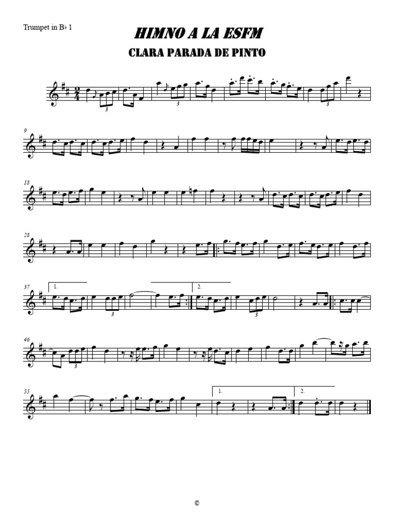 Himno A Esfm Clara Parada de Pinto | PDF