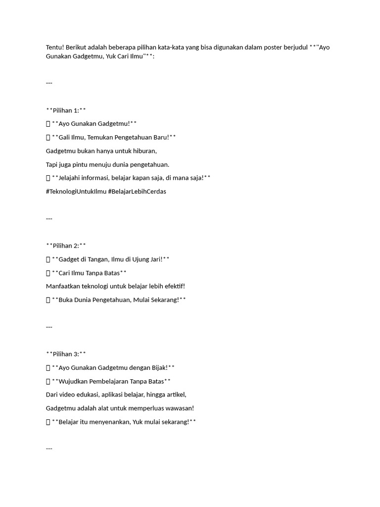 Materi Poster 2 | PDF