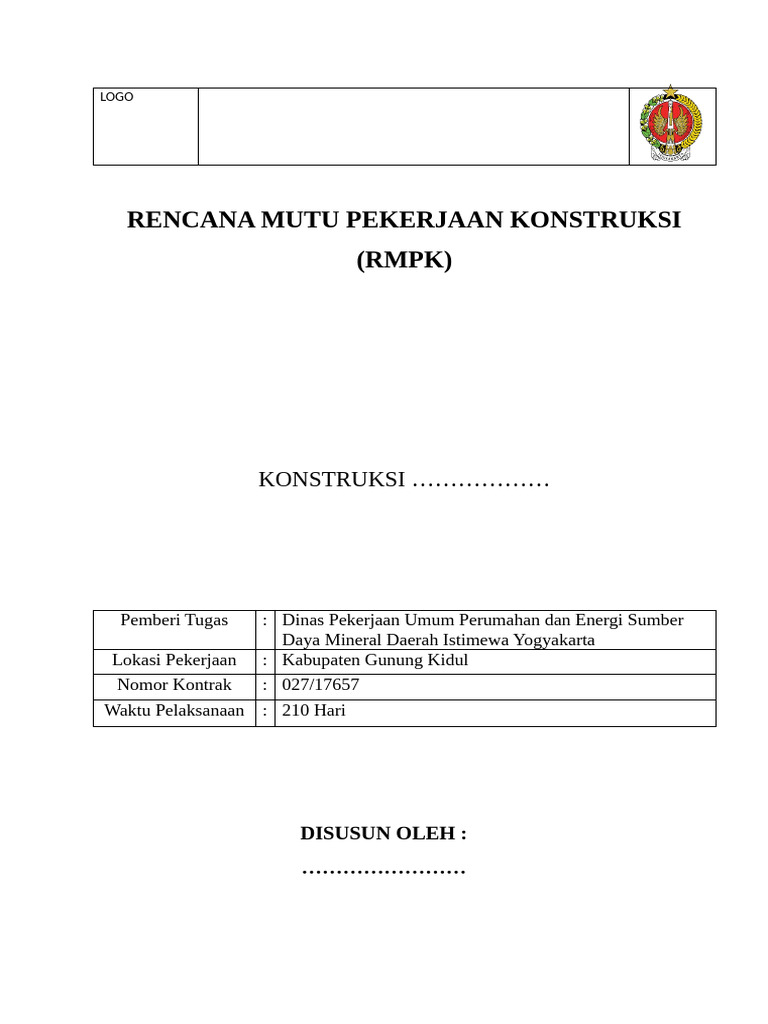 RMPK Contoh | PDF