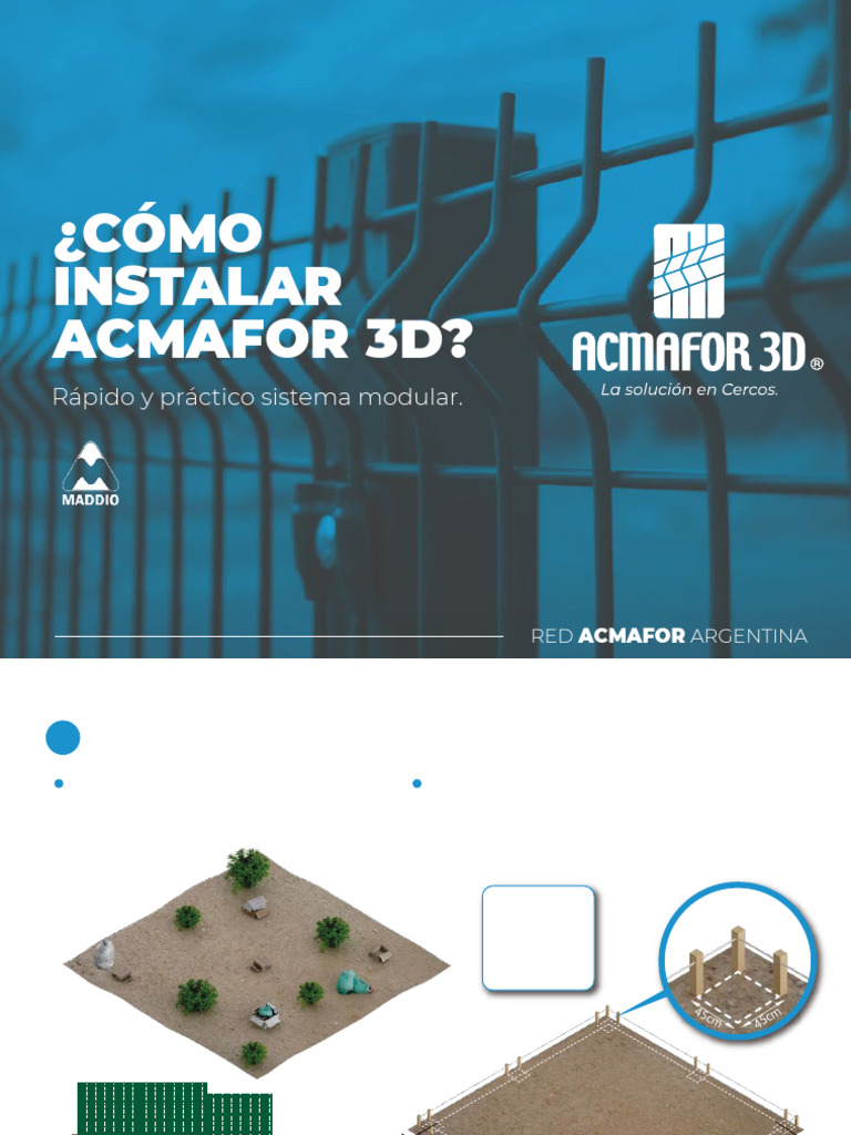 Manual de Instalacion Acma | PDF | Perforación