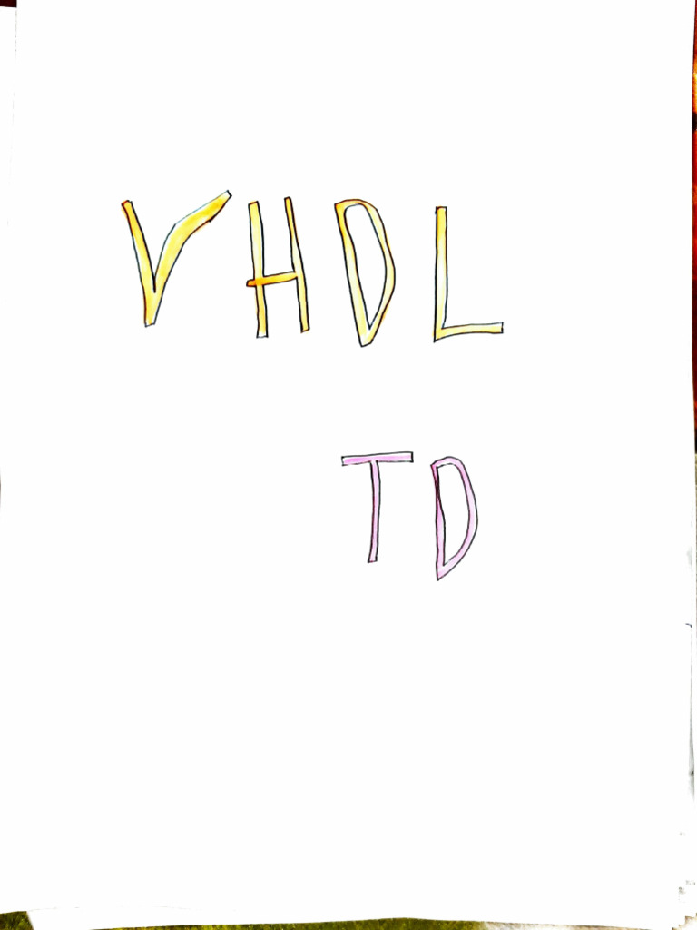 VHDL (TD) | PDF