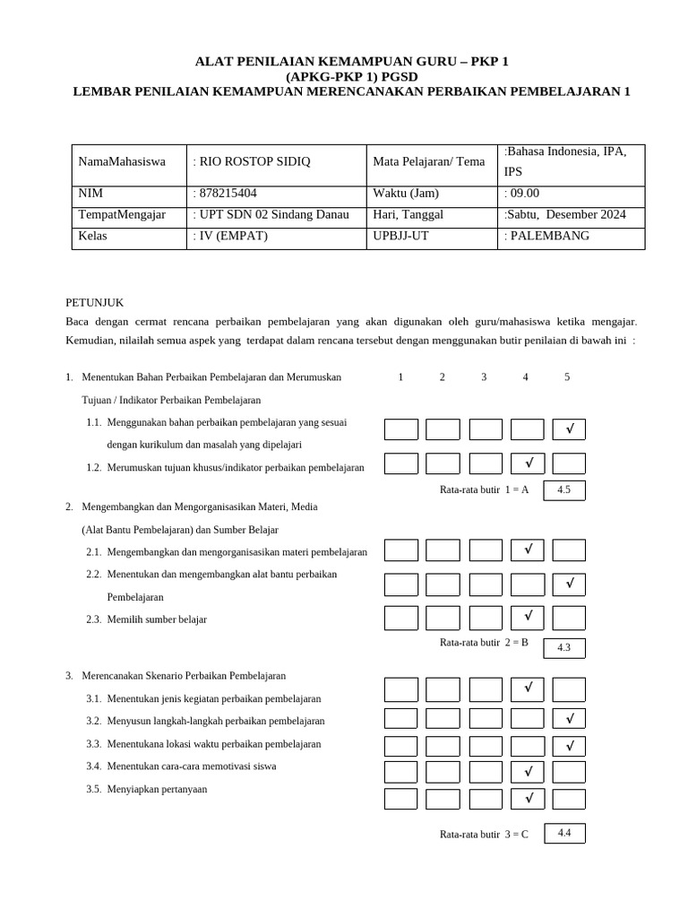APKG-PKP 1 Rio Rostop | PDF