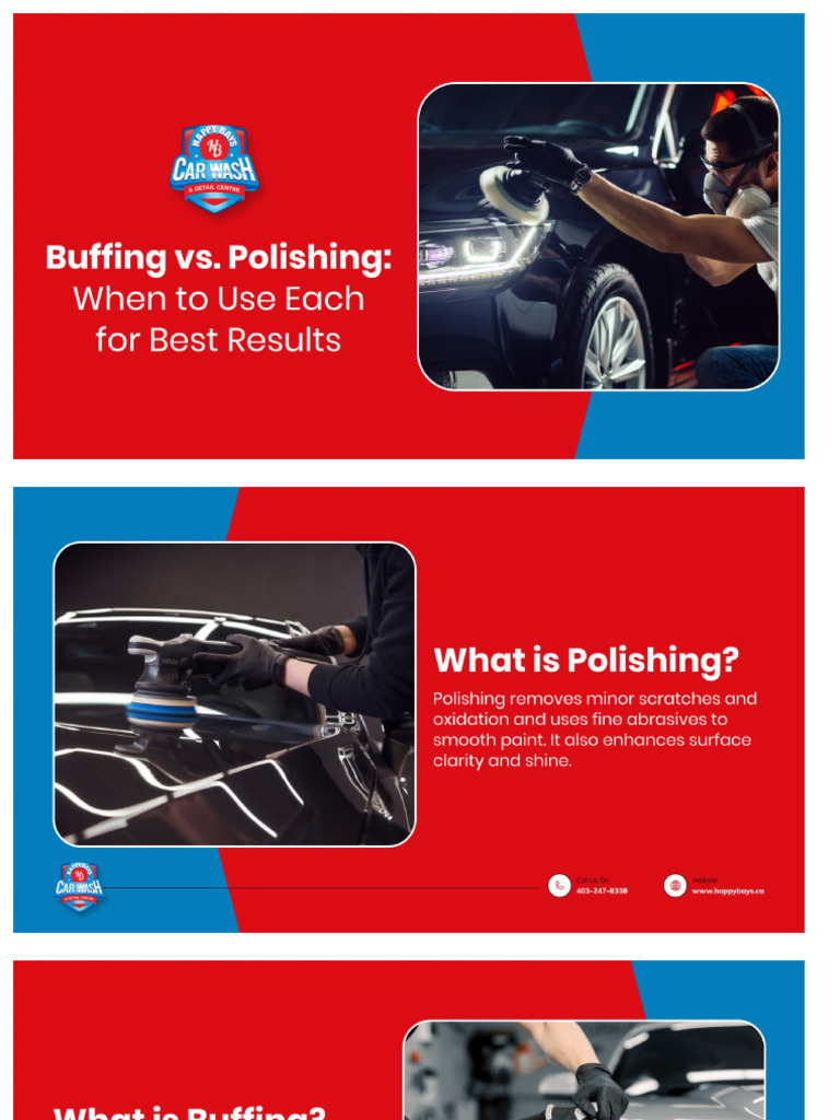 Buffing vs. Polishing: When to Use Each for Best Results | PDF