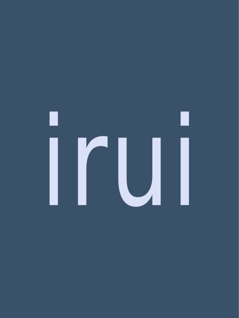 IRUI | PDF