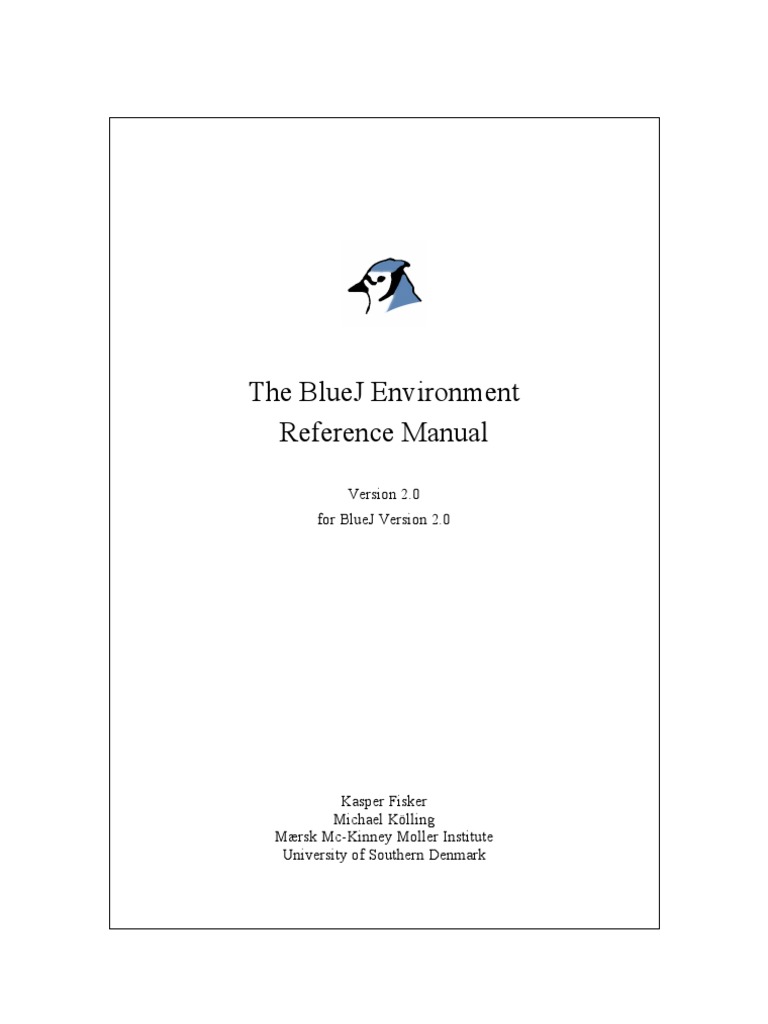 Bluej Ref Manual Pdf Method Computer Programming Inheritance Object Oriented Programming