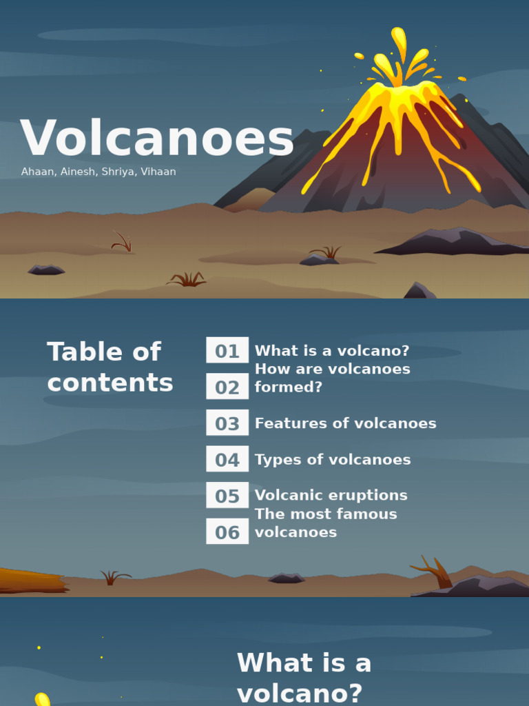 Volcanoes by Slidesgo | PDF | Volcano | Types Of Volcanic Eruptions