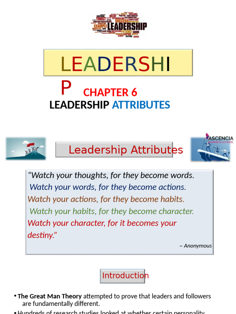 Leadership Attributes and Intelligence Insights | PDF | Leadership ...