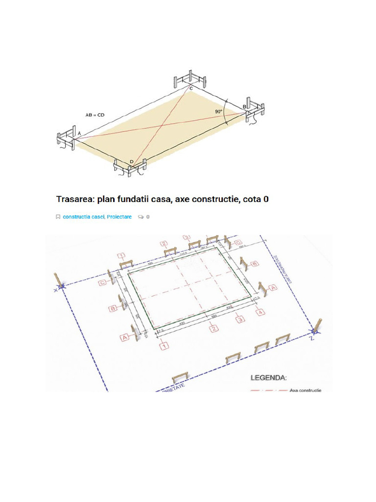 Trasare Constructii | PDF